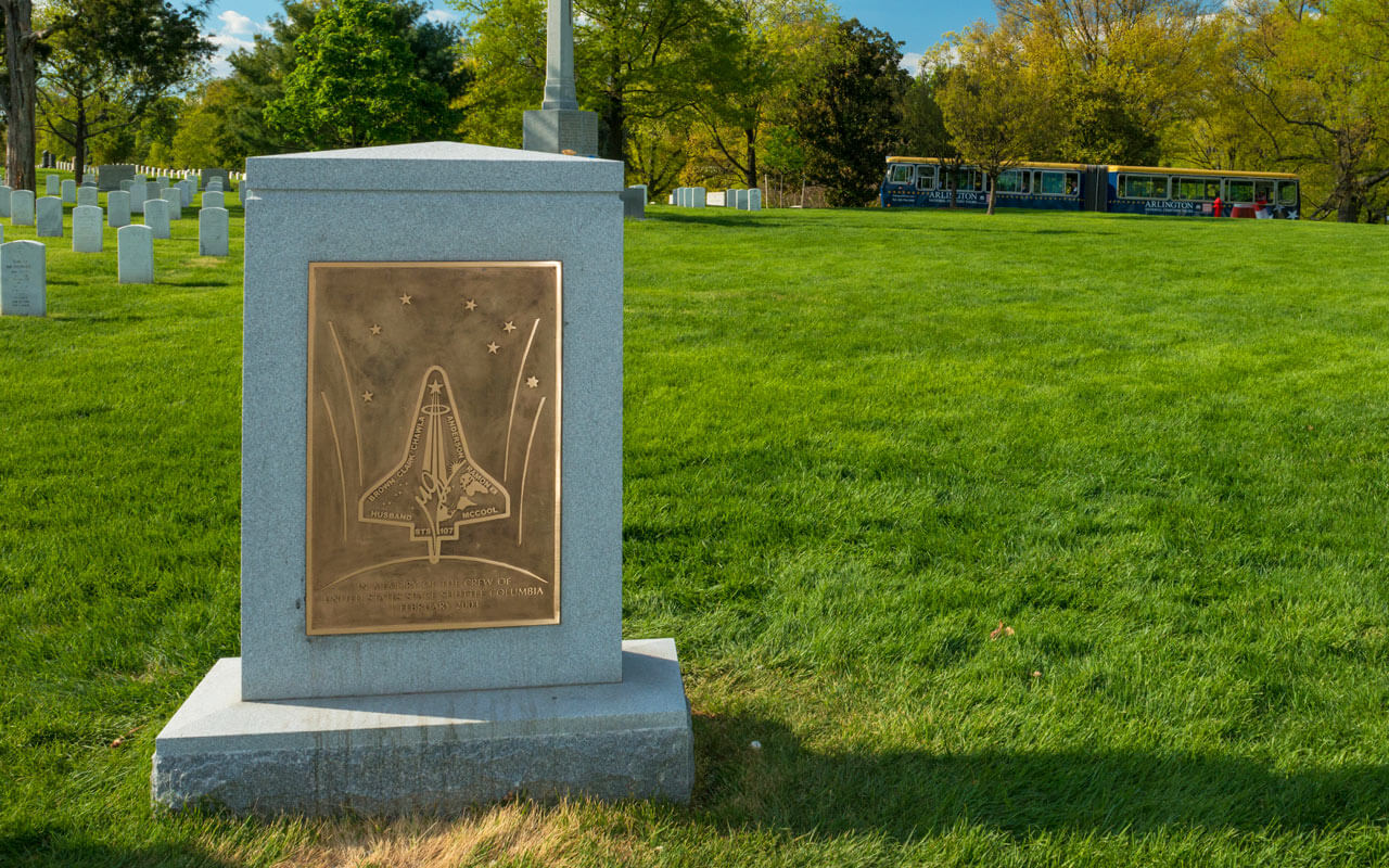 Challenger & Columbia Space Memorials at Arlington National Cemetery